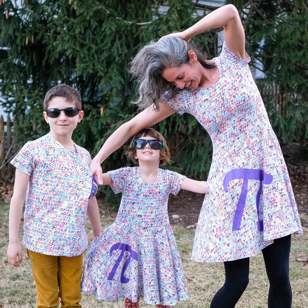 Math Dresses and Pi Shirts for STEM Clothing Fun! – Around the World "L"